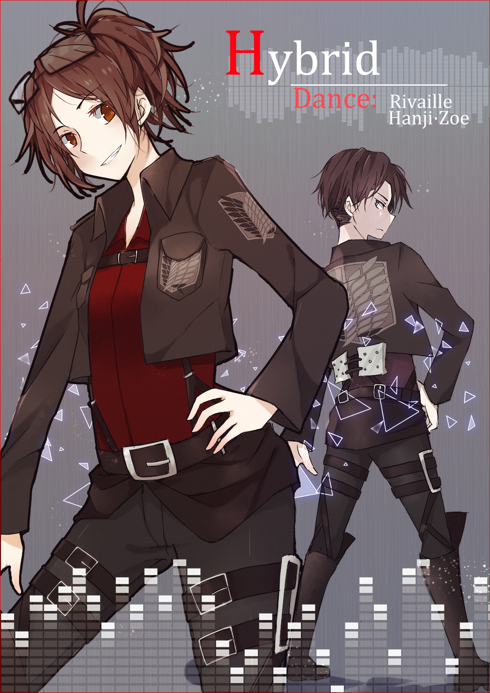 Dress Hanji And Levi Fanart - 1000x1414 Wallpaper - teahub.io