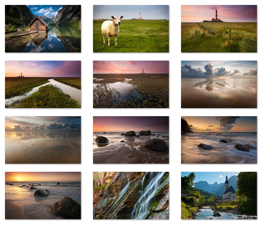 German Landscapes Wallpapers - Collage - 852x734 Wallpaper - teahub.io