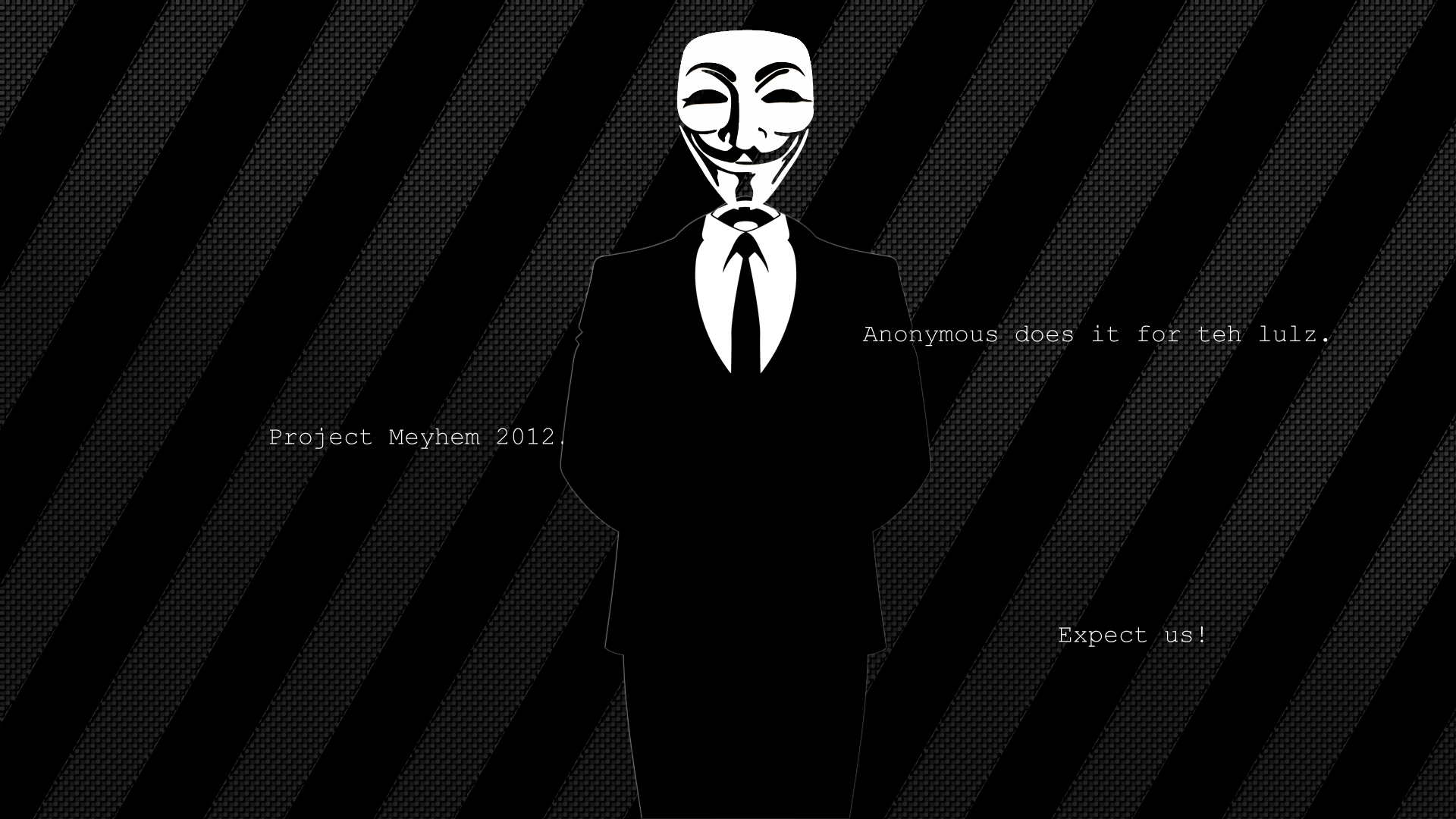 Anonymous Wallpaper - Tuxedo - 1920x1080 Wallpaper - teahub.io
