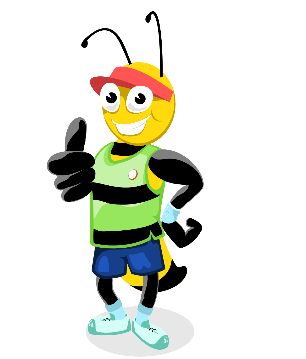 Fitness For Busy Bees - Bee - 1280x1499 Wallpaper - teahub.io