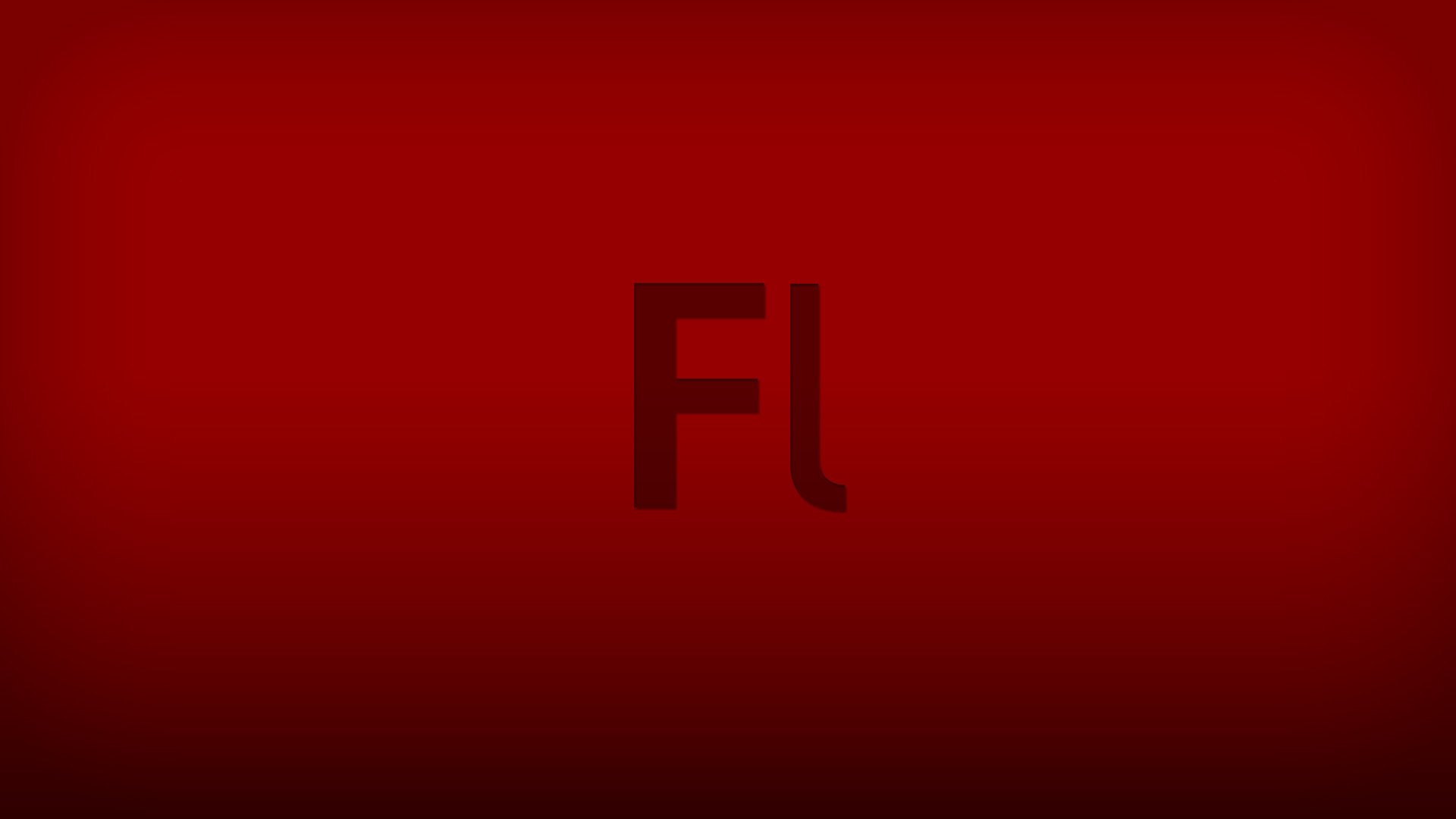 Adobe Flash Logo Wallpaper