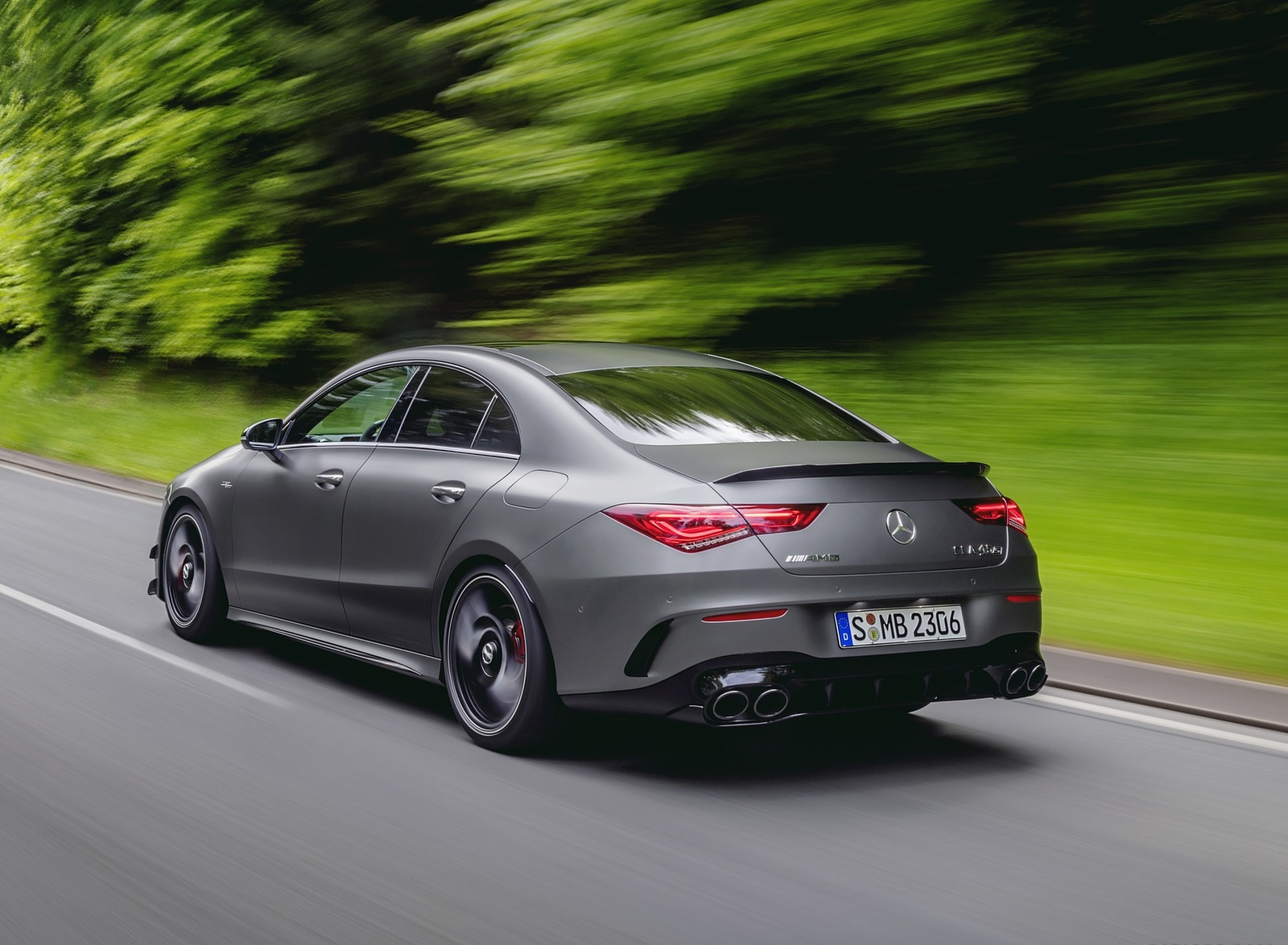 2020 Mercedes Amg Cla 45 S 4matic Rear Three Quarter - 1600x1174 ...