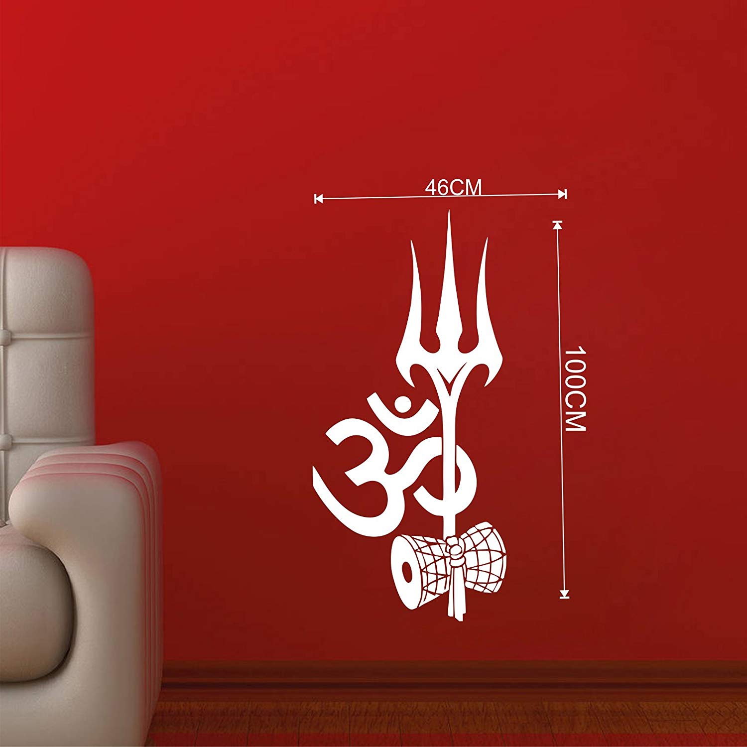 Trishul Om Sticker - 1500x1500 Wallpaper - teahub.io