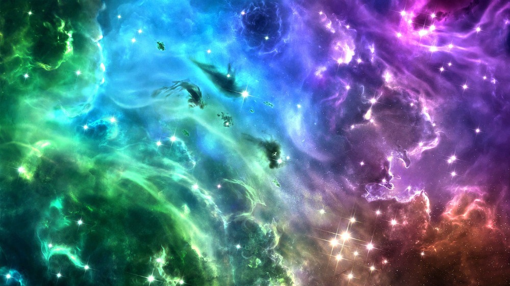 Galaxy Colorido - 1000x562 Wallpaper - teahub.io