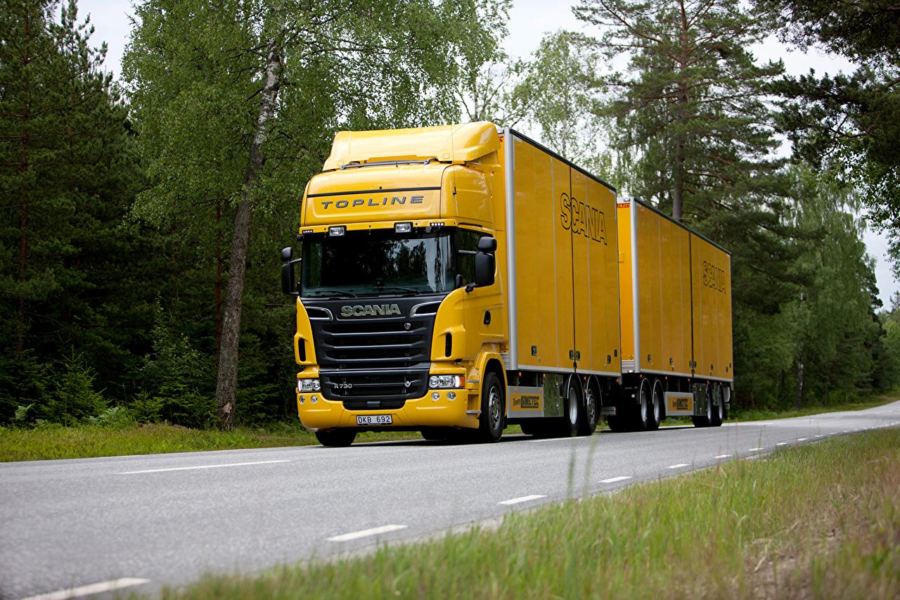Download Scania Truck Wallpaper - Scania Yellow - Teahub.io