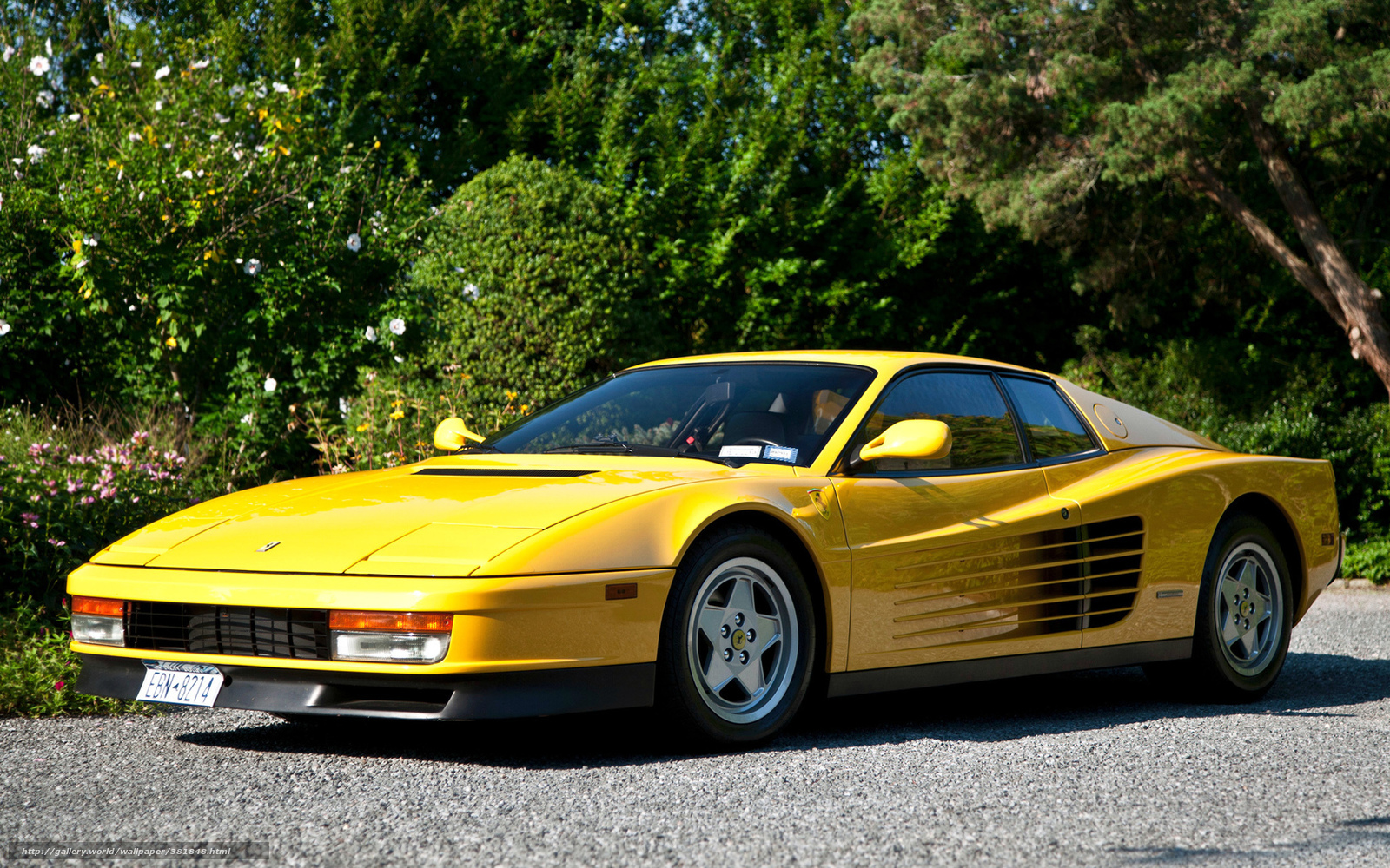 Download Download Wallpaper Ferrari, Testarossa, Yellow, Ferrari ...