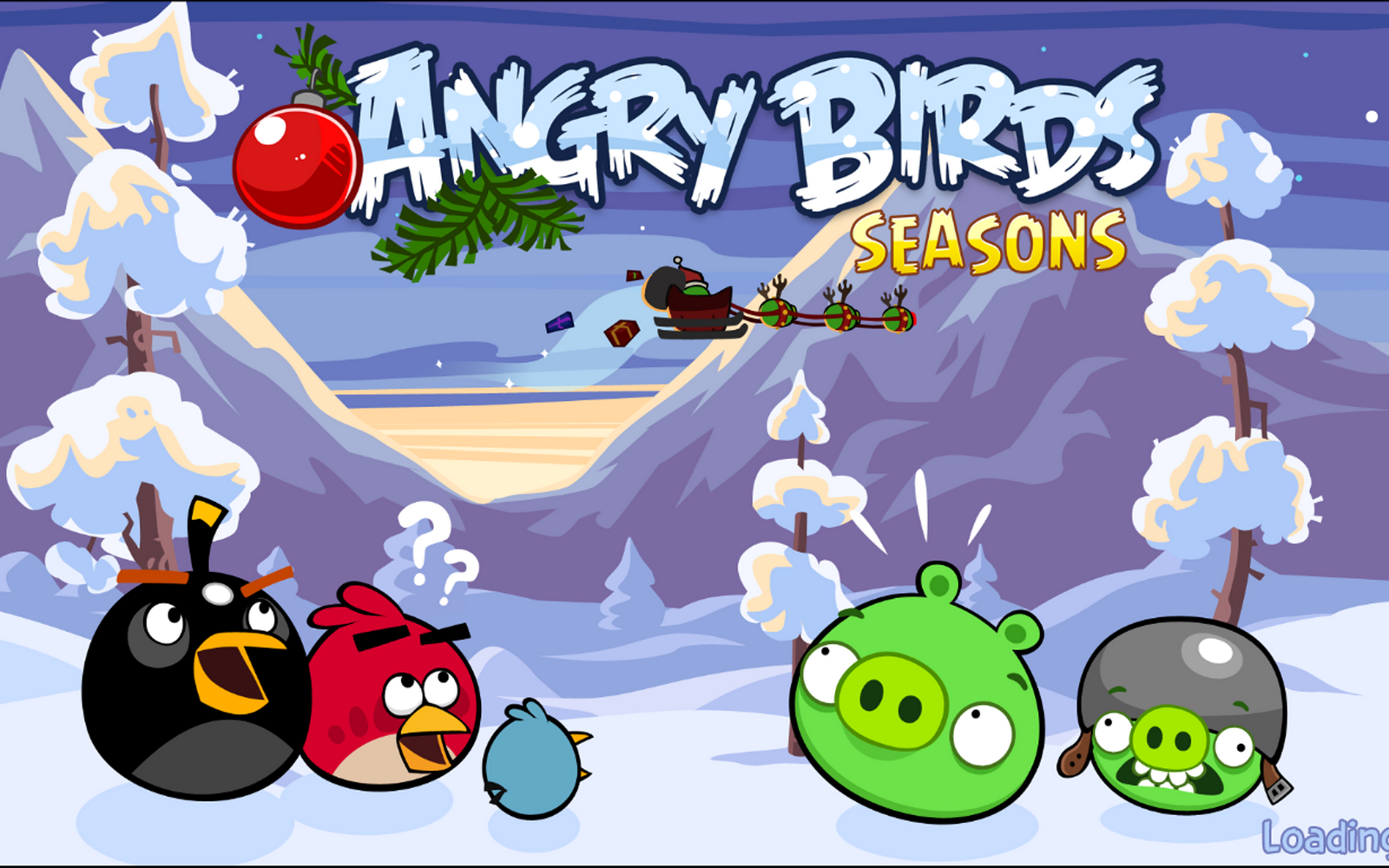 Angry Love Wallpaper - Angry Birds Seasons Loading Screen - 1600x1000 ...