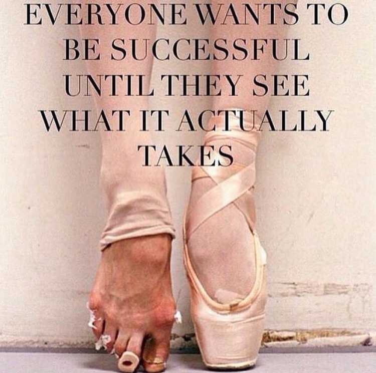 Ballet, Success, And Quotes Image - Commitment And Hard Work Quotes ...