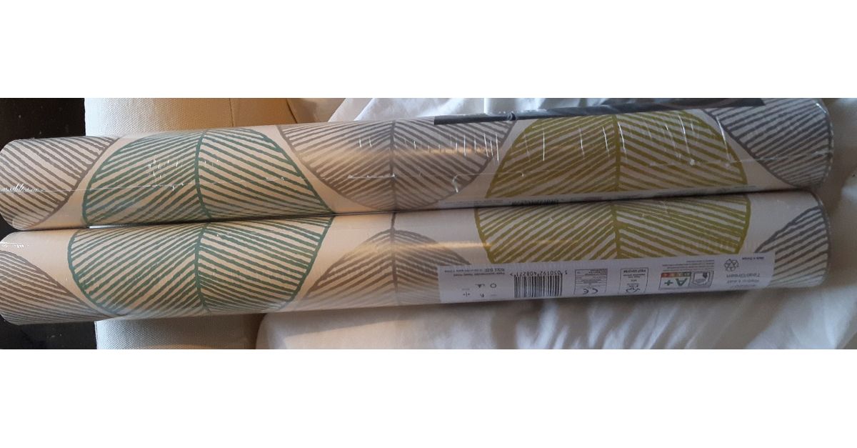 Arthouse Opera heavy Duty Wallpaper retro Leaf colour - Webbing ...