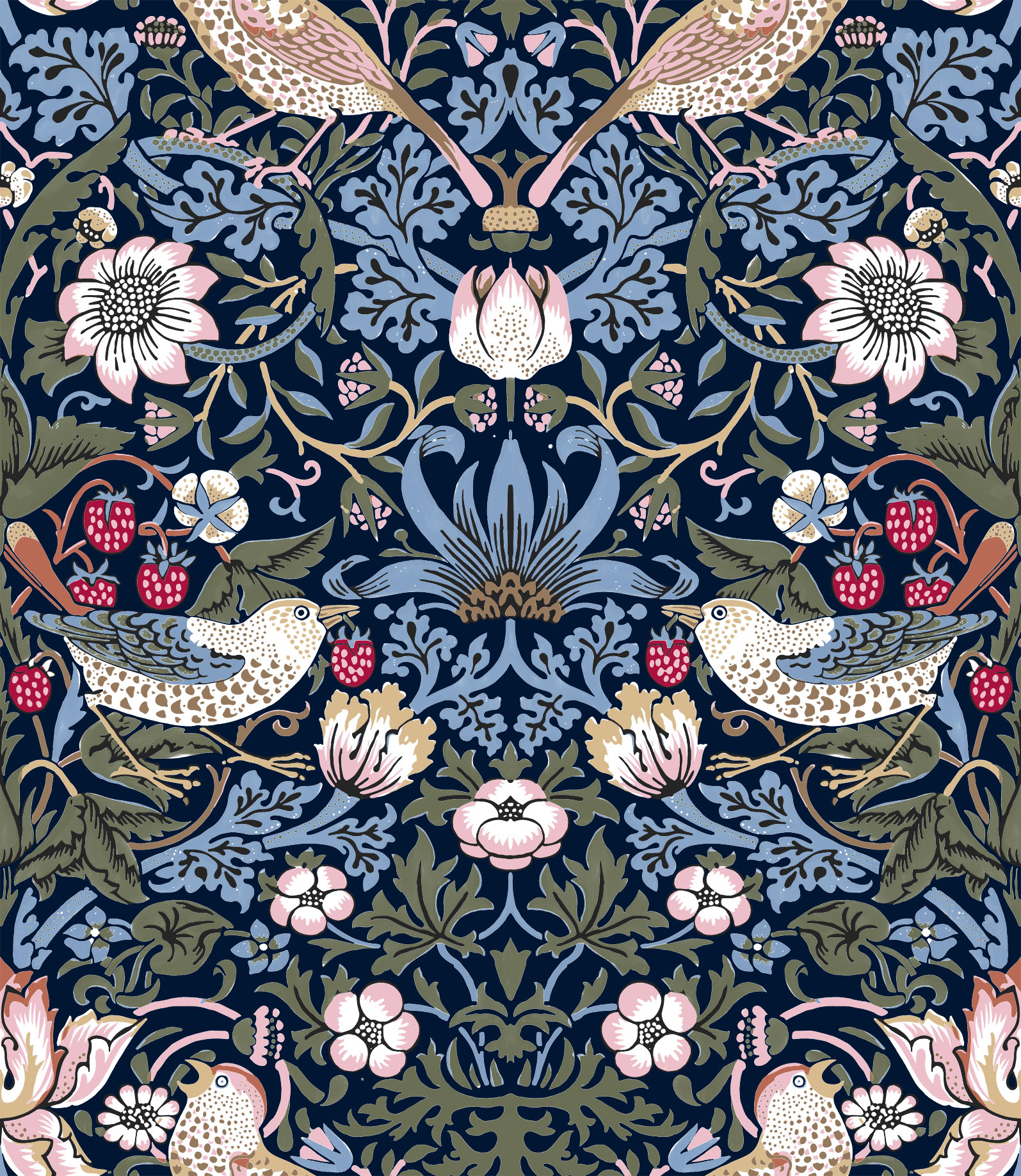William Morris Strawberry Thief - 1595x1837 Wallpaper - teahub.io William Morris Strawberry Thief - 1595x1837 Wallpaper - teahub.io