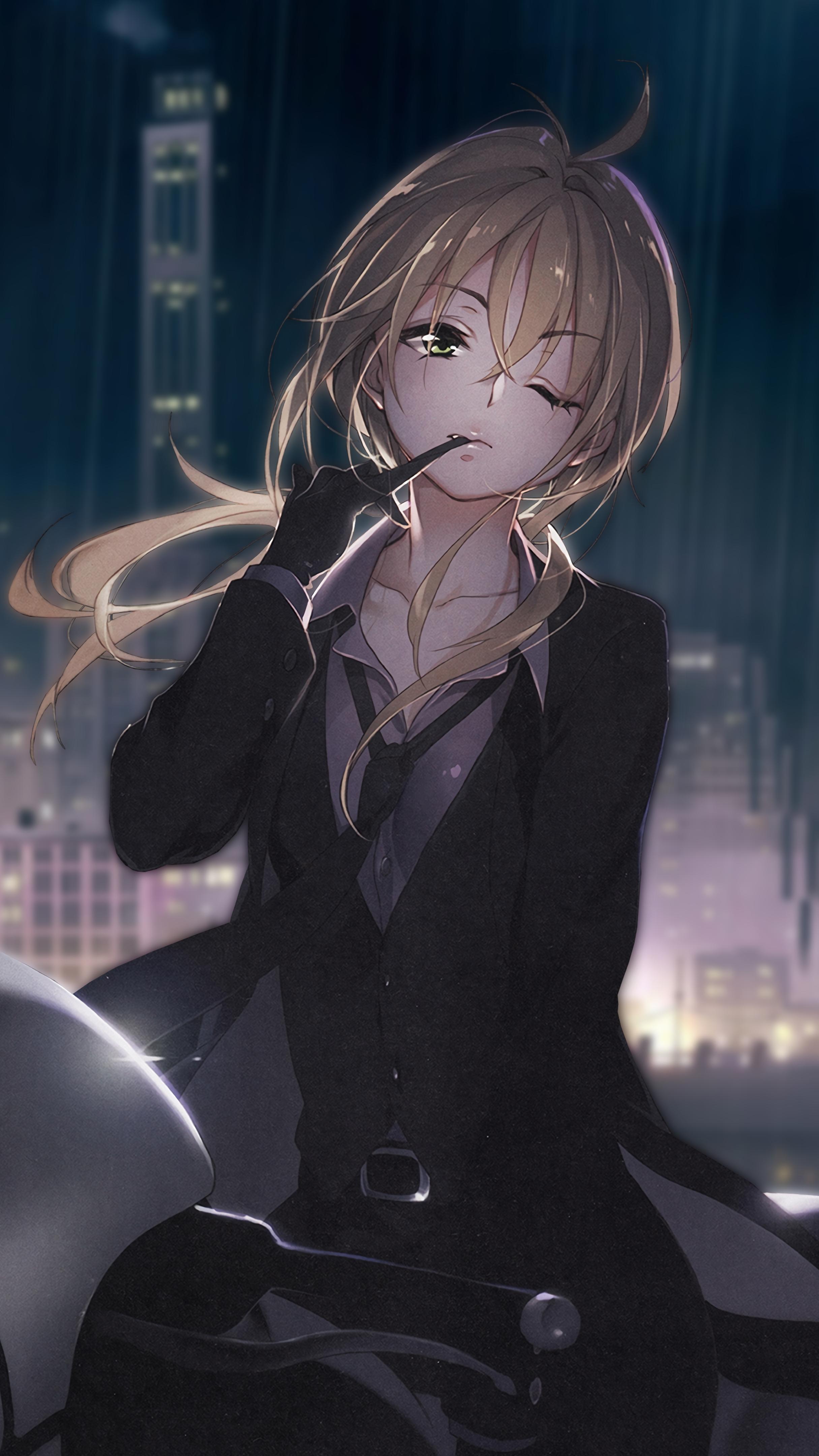 Saber With Suit - 2430x4320 Wallpaper - teahub.io