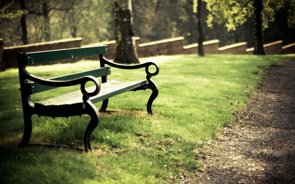 Bench High Resolution Photos Wallpaper,bench Wallpaper,forest - Summer ...