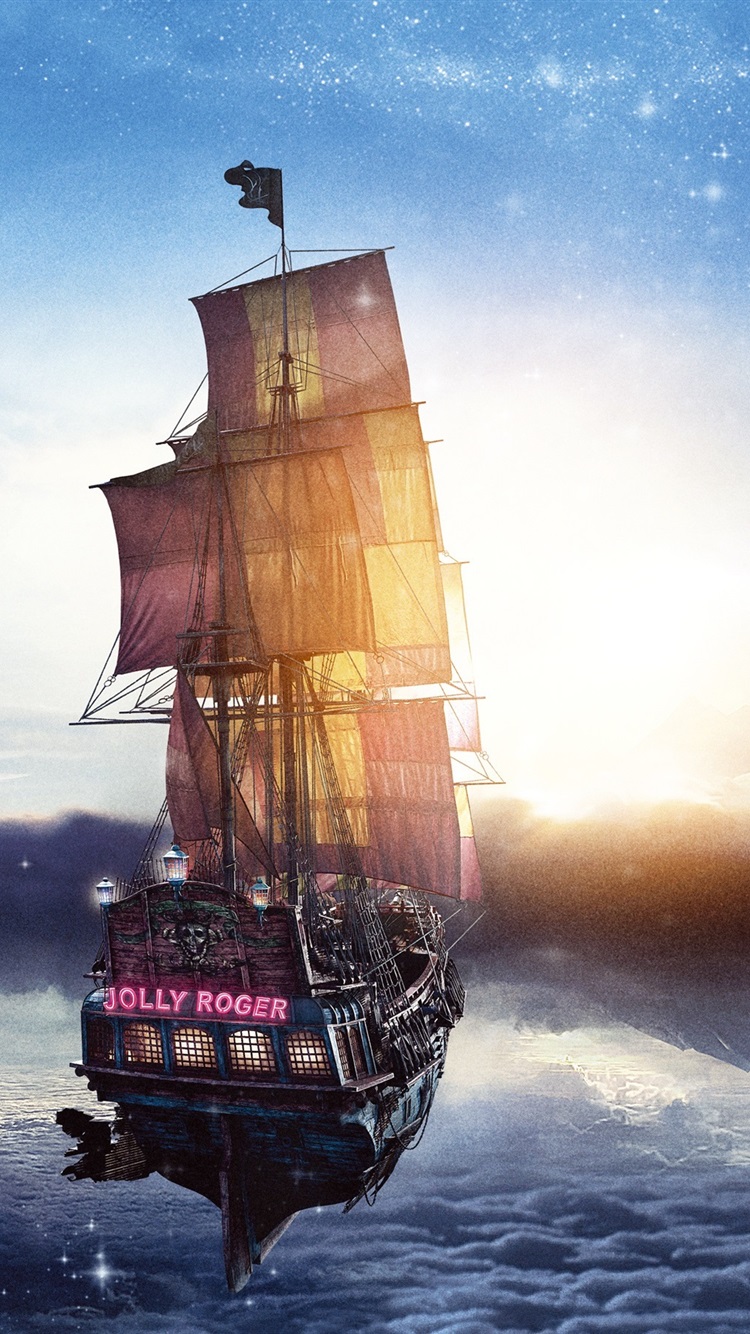 Pan Movie Pirate Ship - 750x1334 Wallpaper - teahub.io