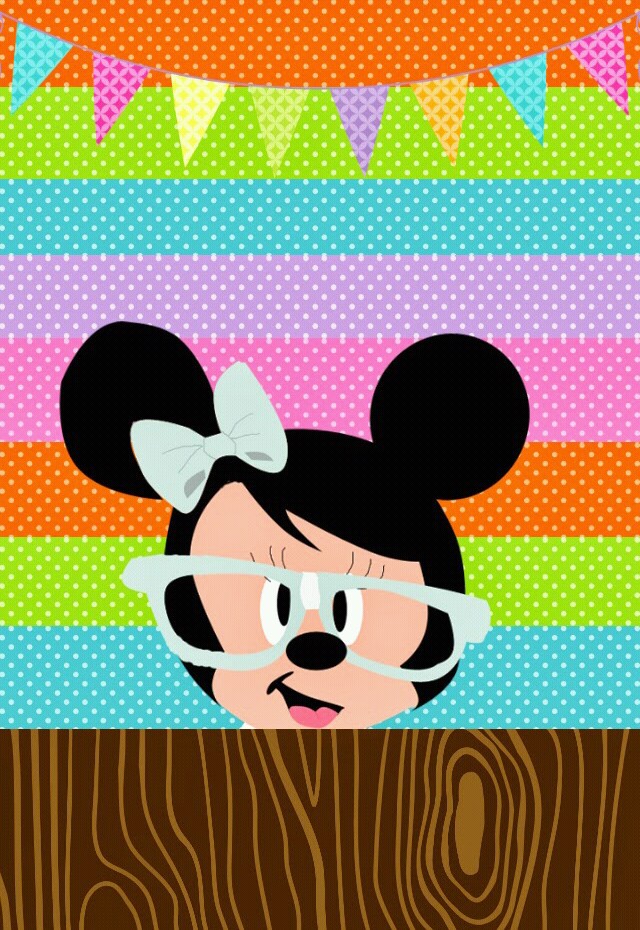 Minnie Mouse, Wallpaper, And Cute Image - Minnie Mouse Nerd - 640x930 ...