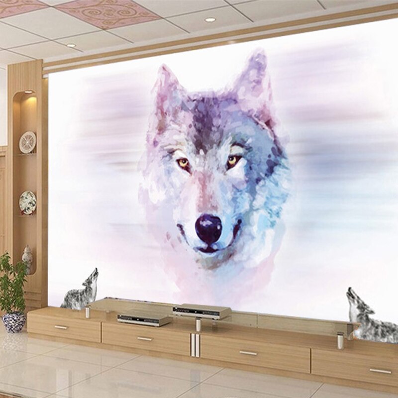 Wolf Mural For Wall - 800x800 Wallpaper - teahub.io