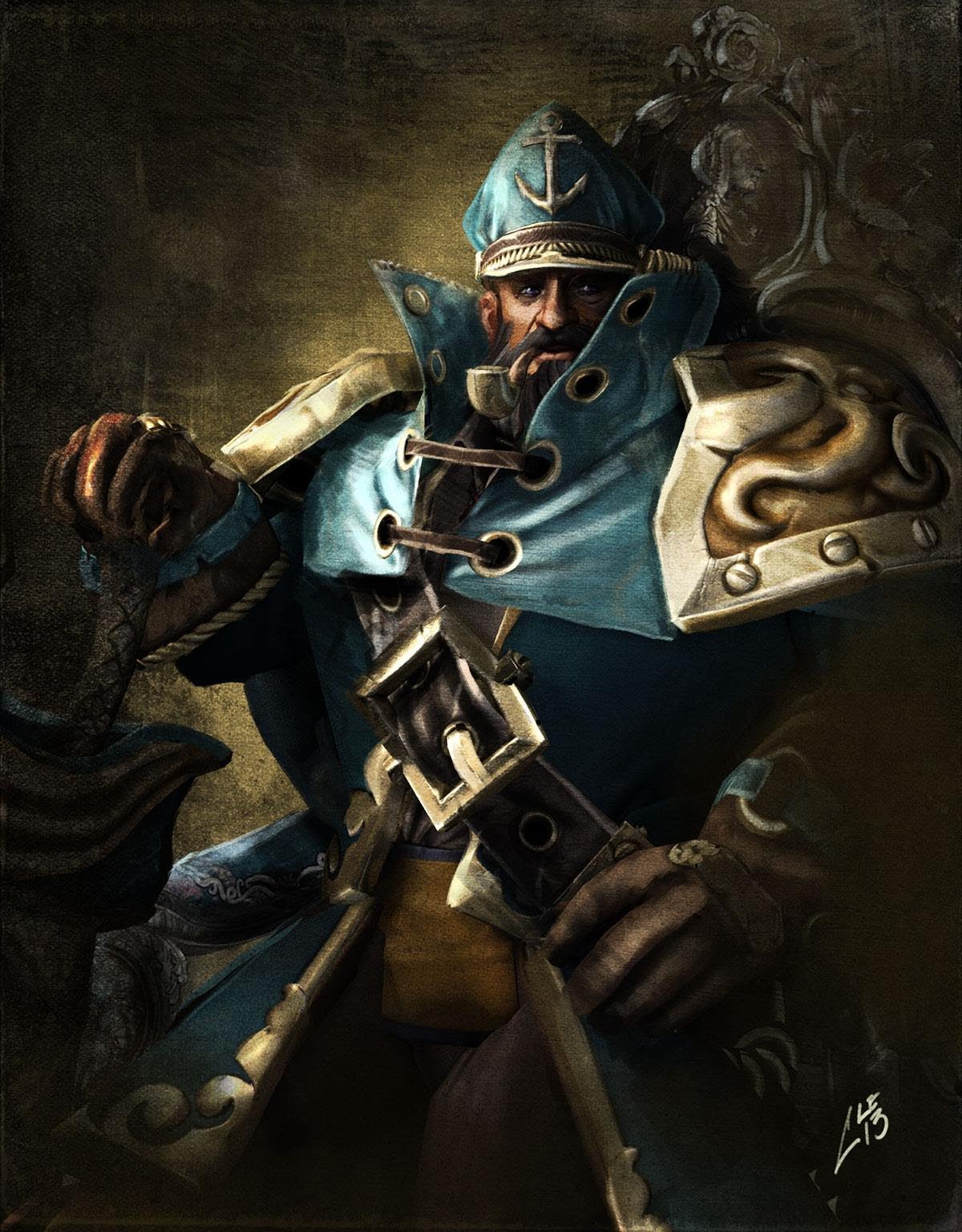 Kunkka Free - Kunkka Wallpaper Dota 2 - 1200x1536 Wallpaper - teahub.io
