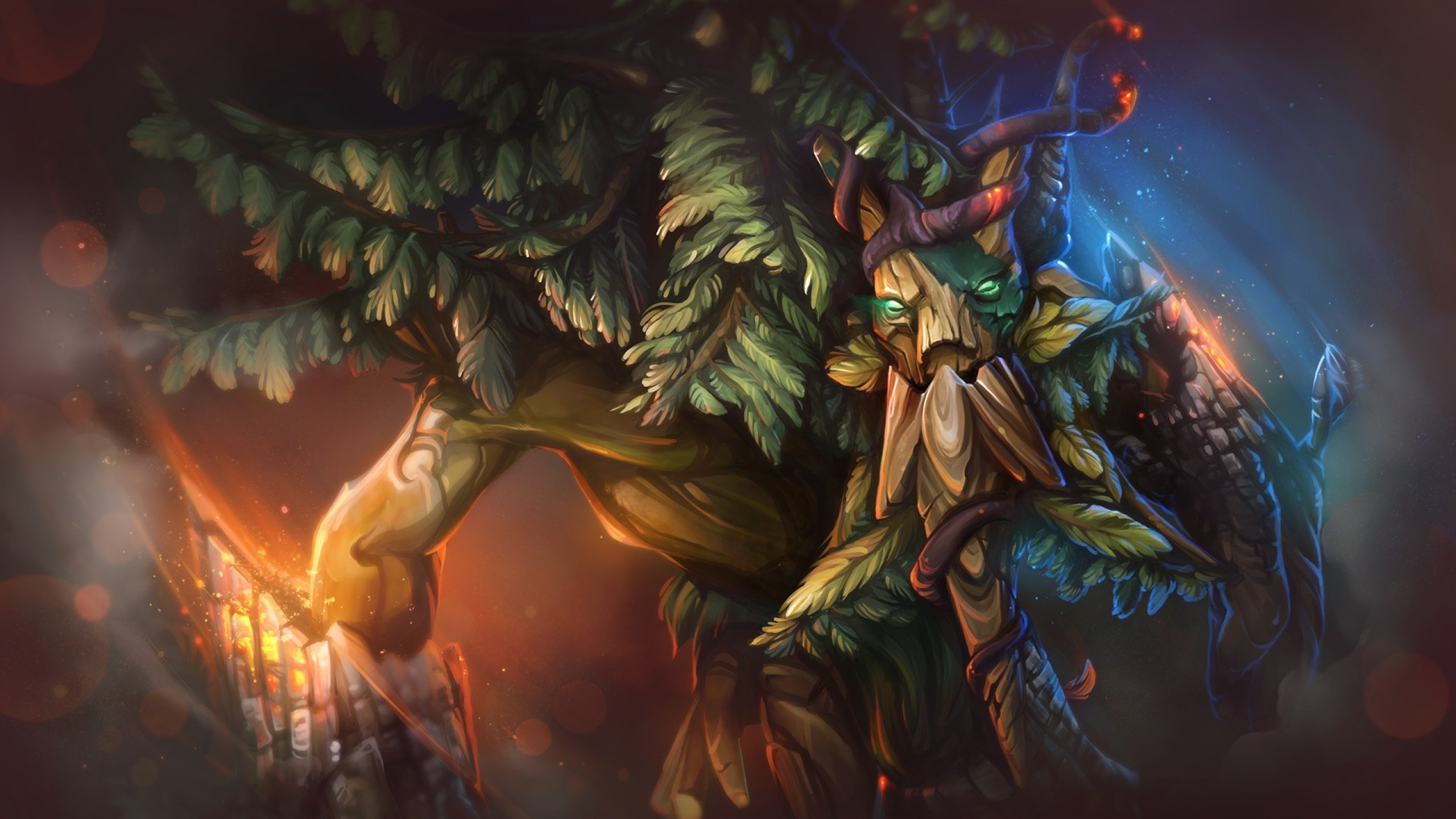 Treant Protector, Artwork, Dota - 2560x1440 Wallpaper - teahub.io