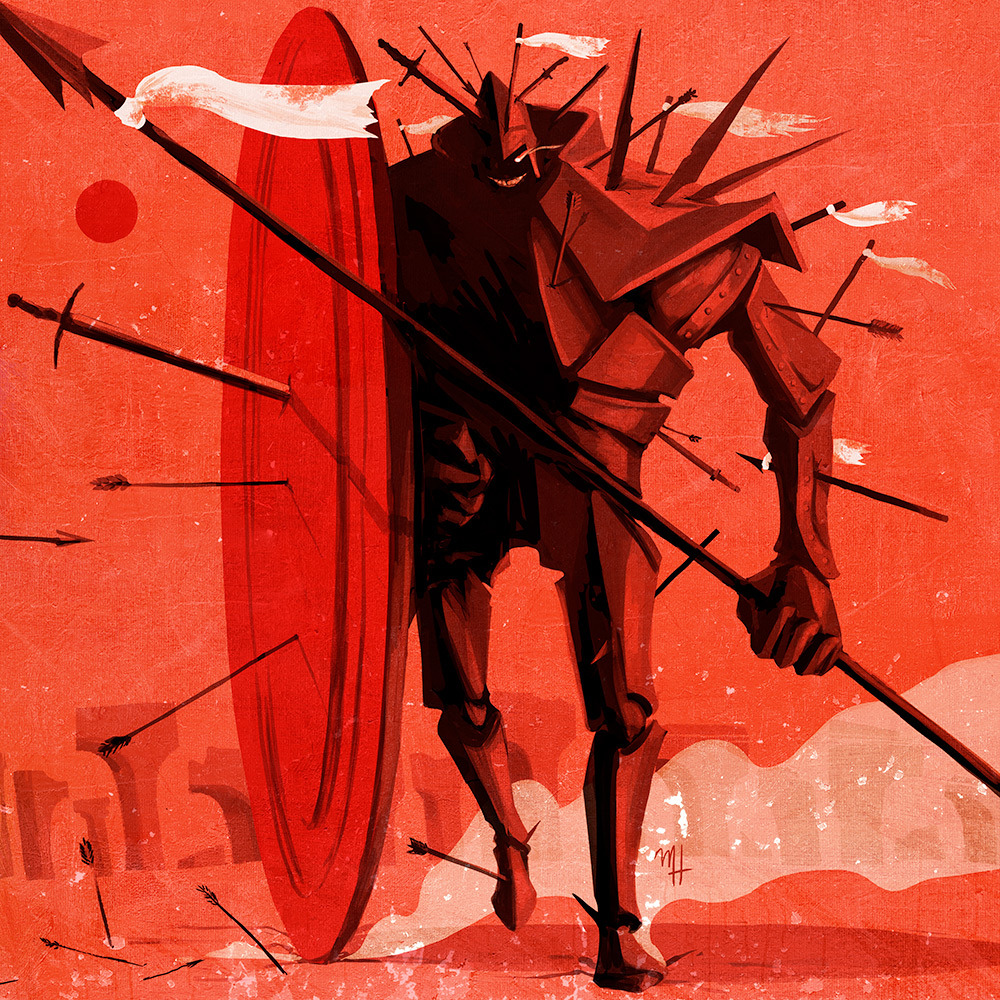 Mars Dota 2 Art - 1000x1000 Wallpaper - teahub.io