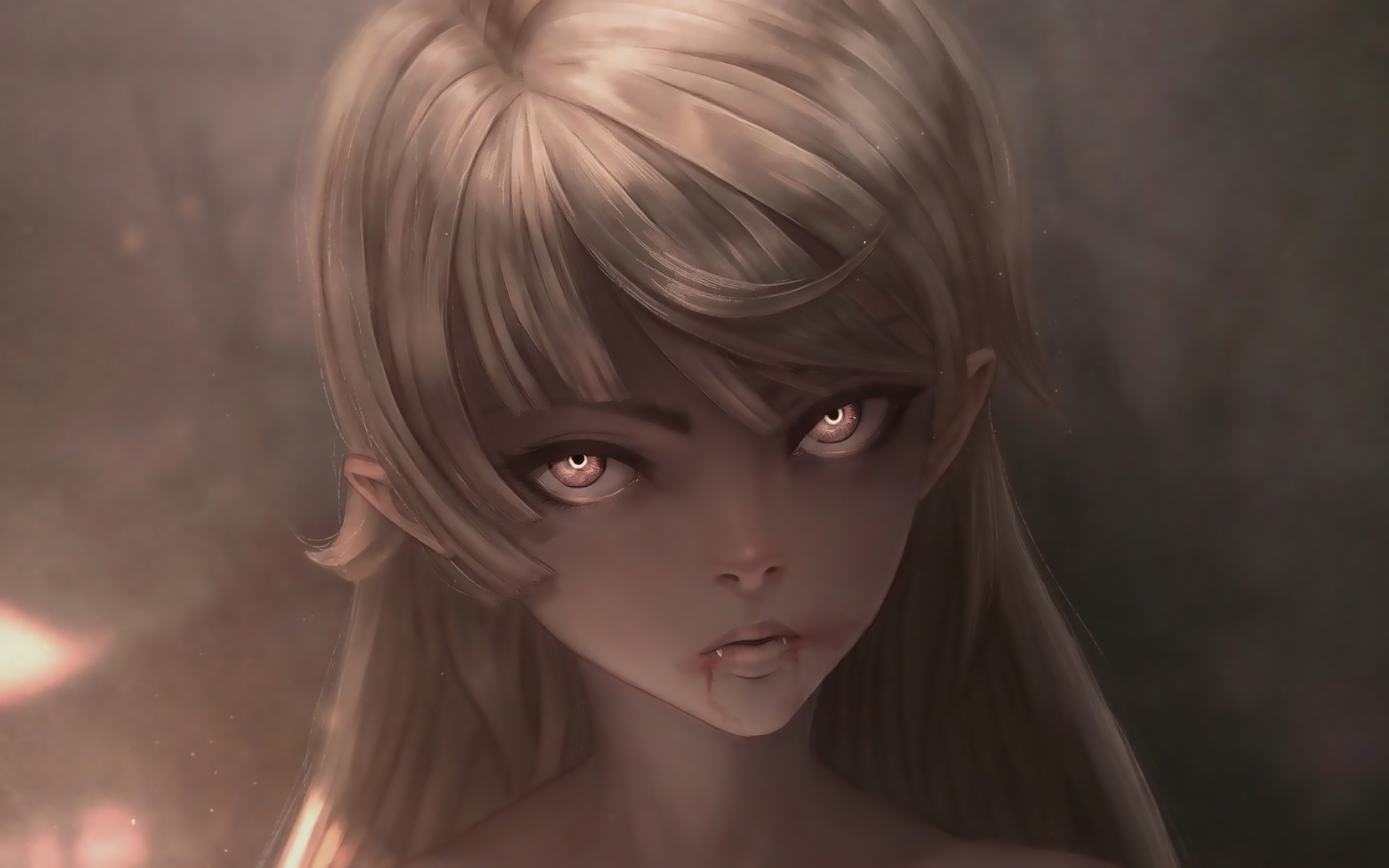 Shinobu Oshino, Darkness, Vampire Girl, Bakemonogatari, - Shinobu ...