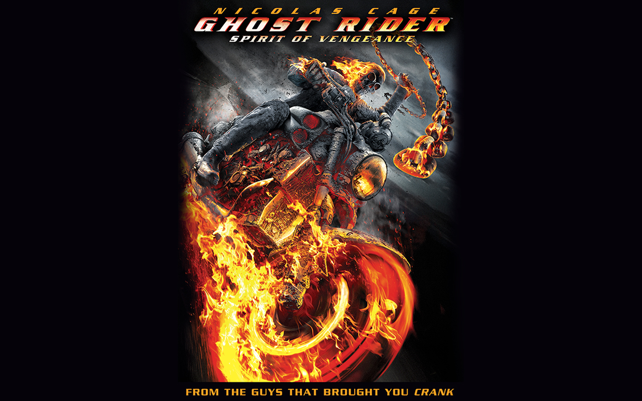 Spirit Of Vengeance - Ghost Rider Spirit Of Vengeance Movie Poster ...