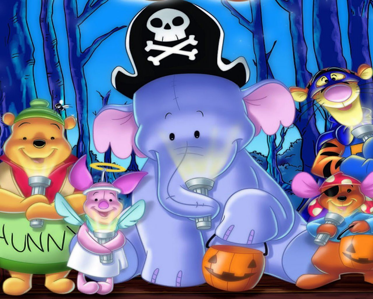 Pooh's Heffalump Halloween Movie (2005) - 1280x1024 Wallpaper - teahub.io