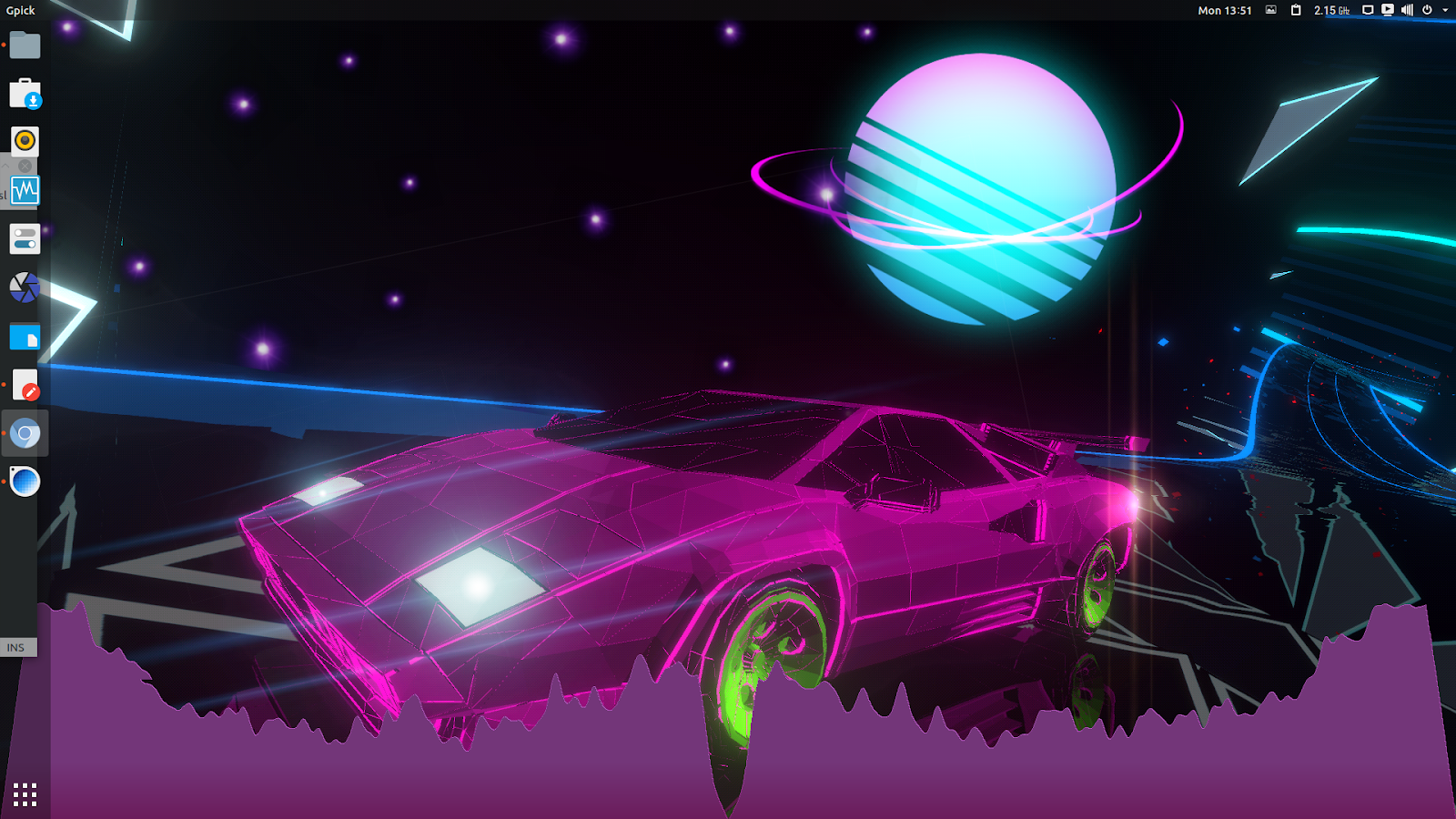 Animated Audio Visualizer Wallpaper Linux - Audio Visualizer Linux ...