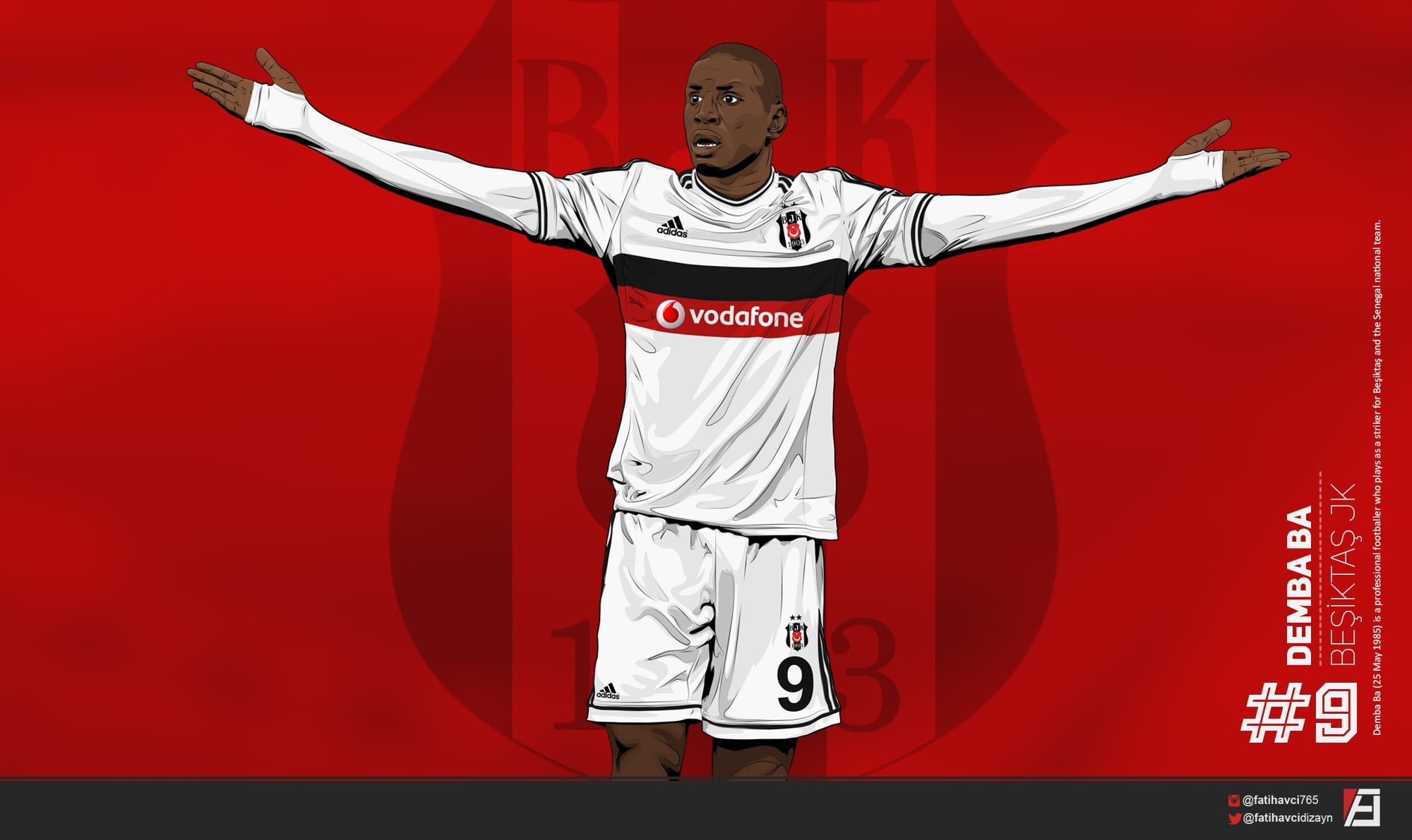 Demba Ba Duvar Kağıdı - 2000x1191 Wallpaper - teahub.io