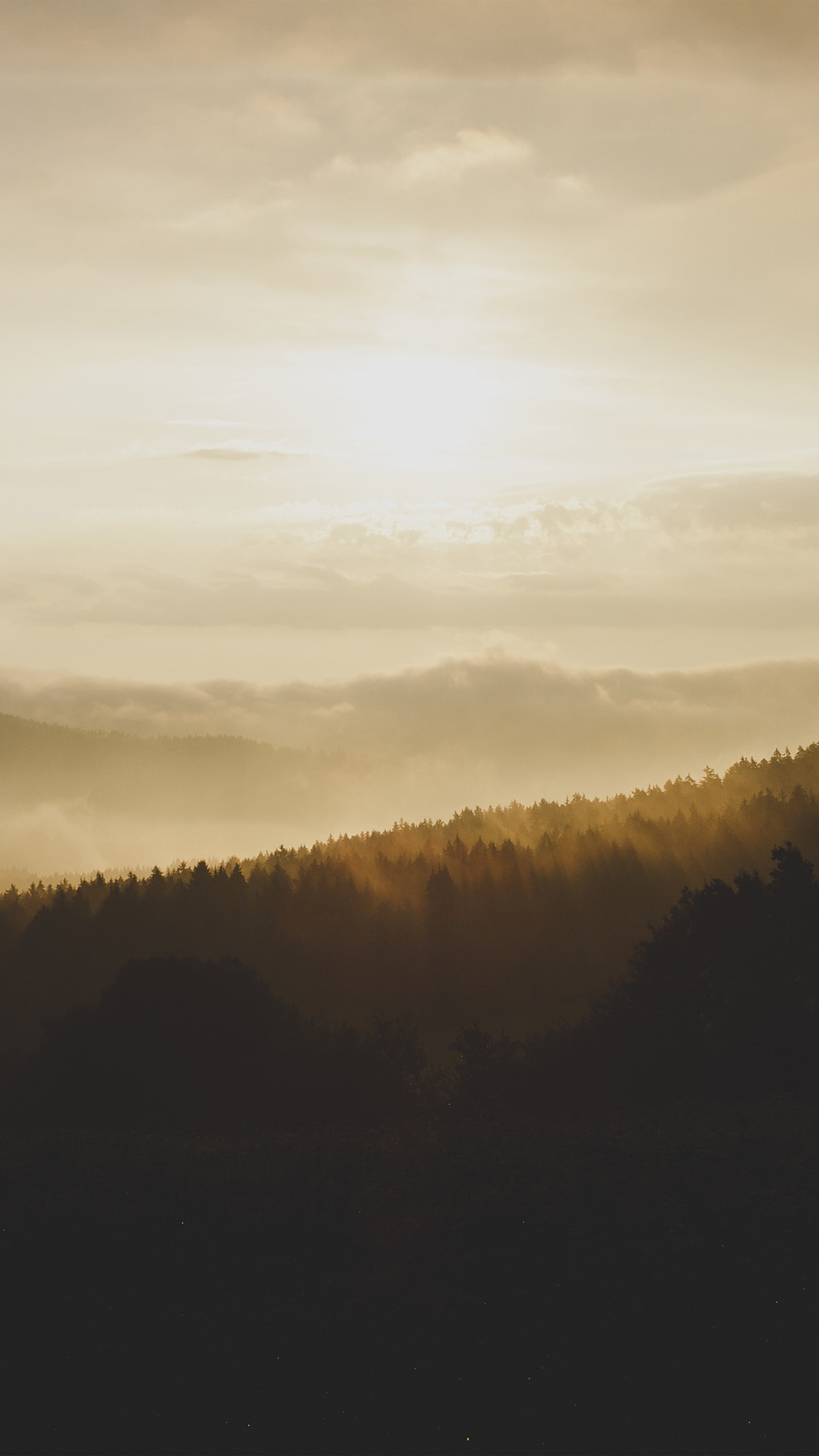 Nature Mountain Sunset Yellow Android Wallpaper - Iphone - 1242x2208 ...