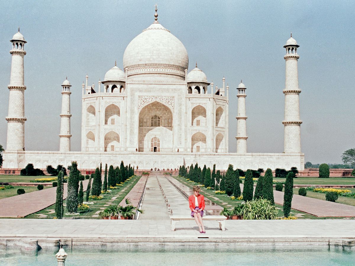 Princess Diana At The Taj Mahal - Princess Diana Taj Mahal - 1200x900 ...