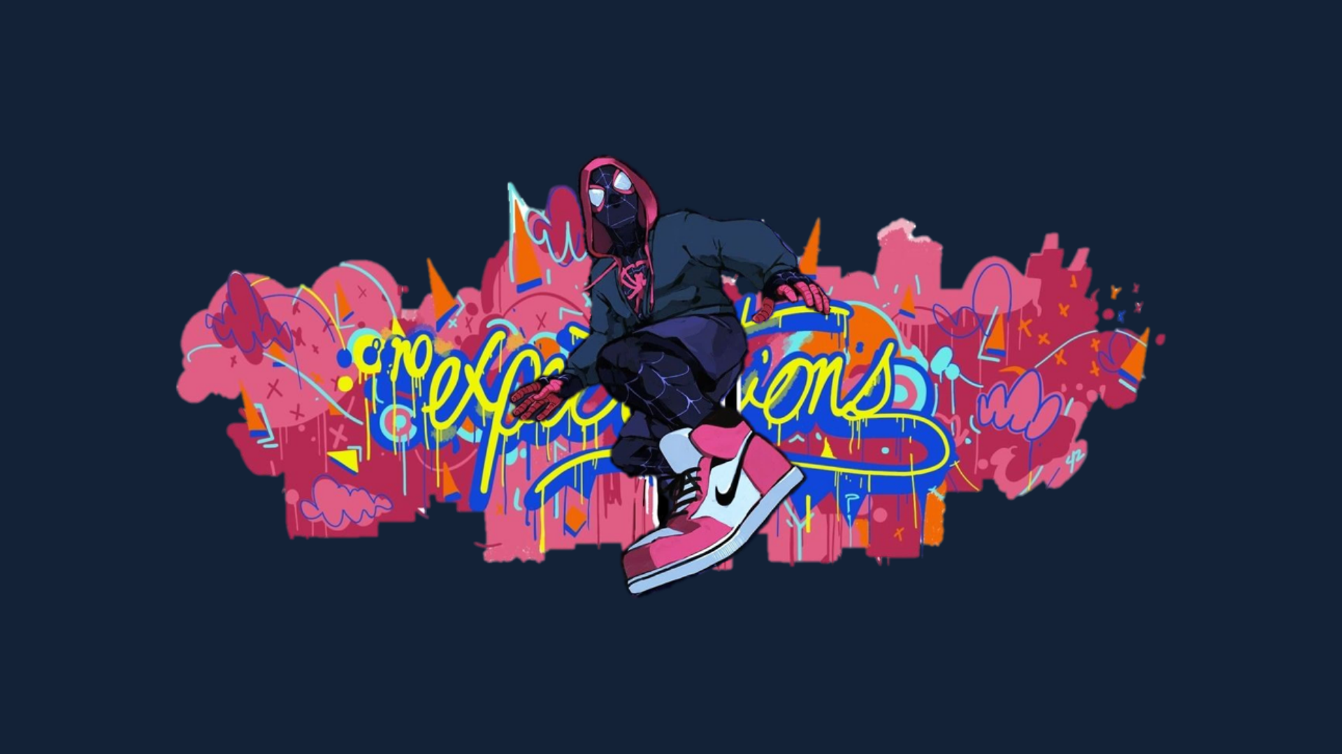 Spider Verse No Expectations - 1920x1080 Wallpaper - teahub.io