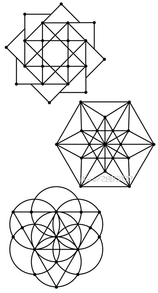 Sacred Geometry Black And White - 520x960 Wallpaper - teahub.io