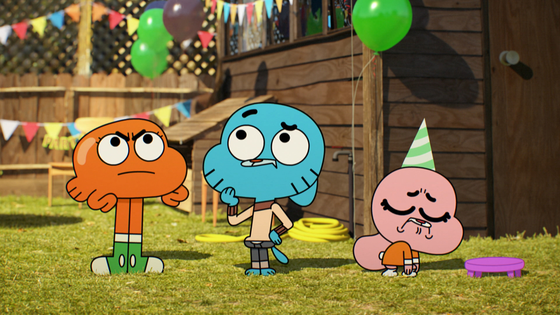 Incredible World Of Gumball Party - 1920x1080 Wallpaper - teahub.io