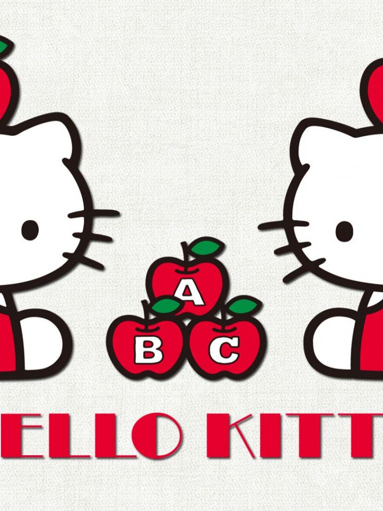 Hello Kitty Abc - Hello Kitty With Transparent Background - 768x1024 ...