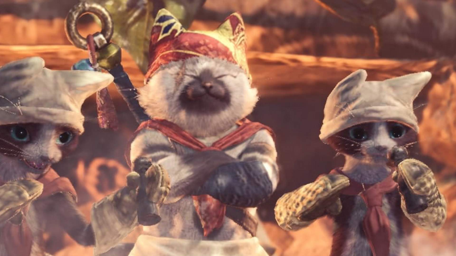 Monster Hunter World Palico - 1920x1080 Wallpaper - teahub.io