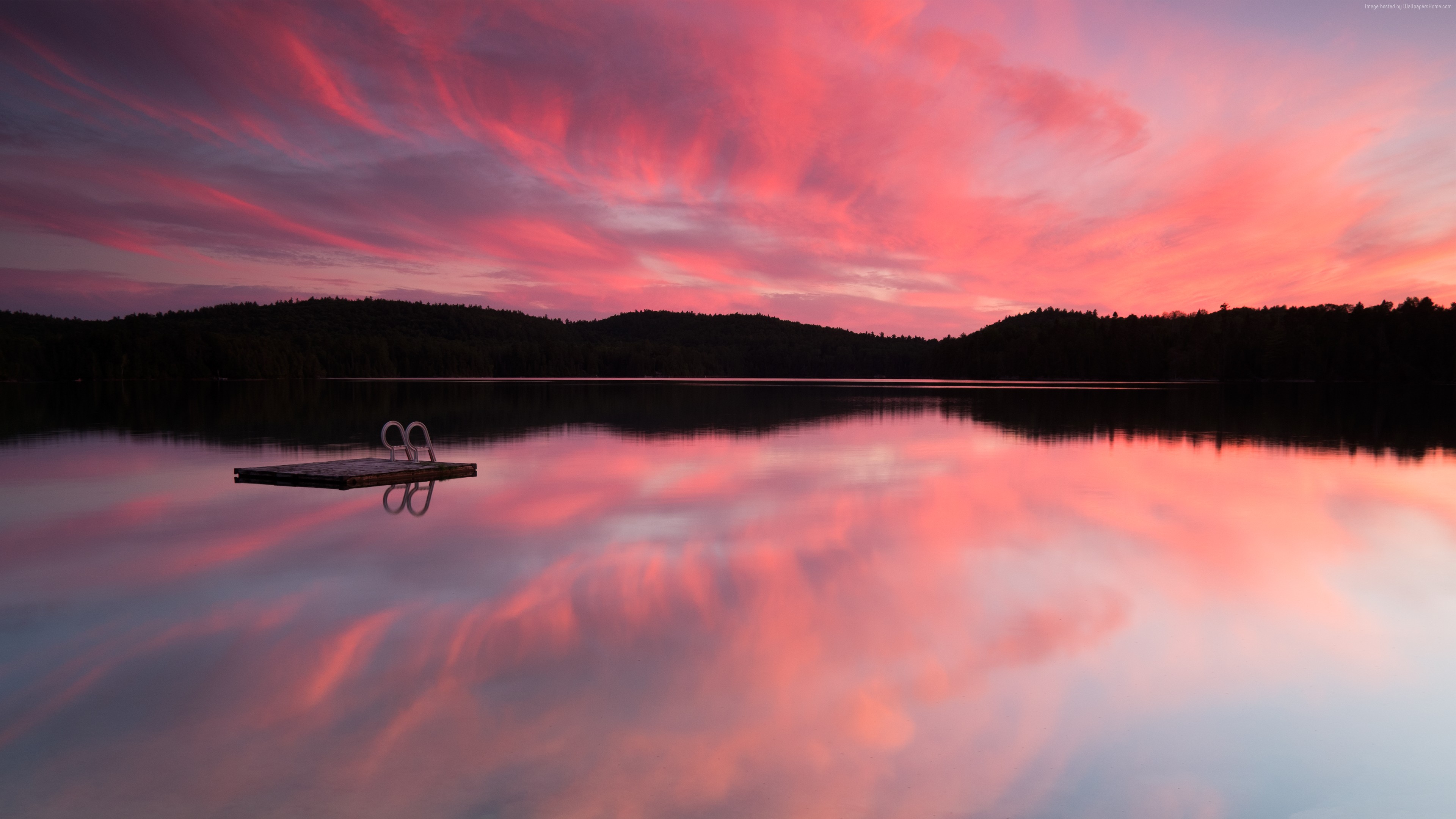 Pink Sunset High Resolution - 3840x2160 Wallpaper - teahub.io