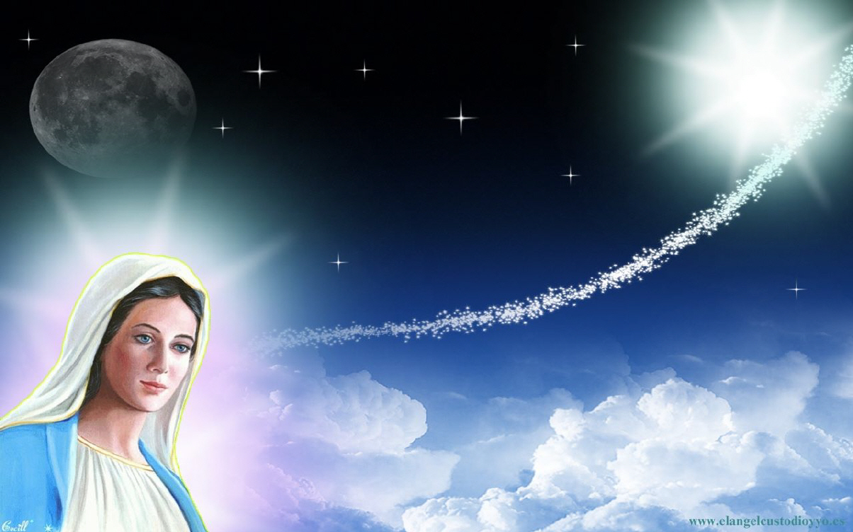 Wallpapers Religiosos, María - Ave Maria - 1204x752 Wallpaper - teahub.io