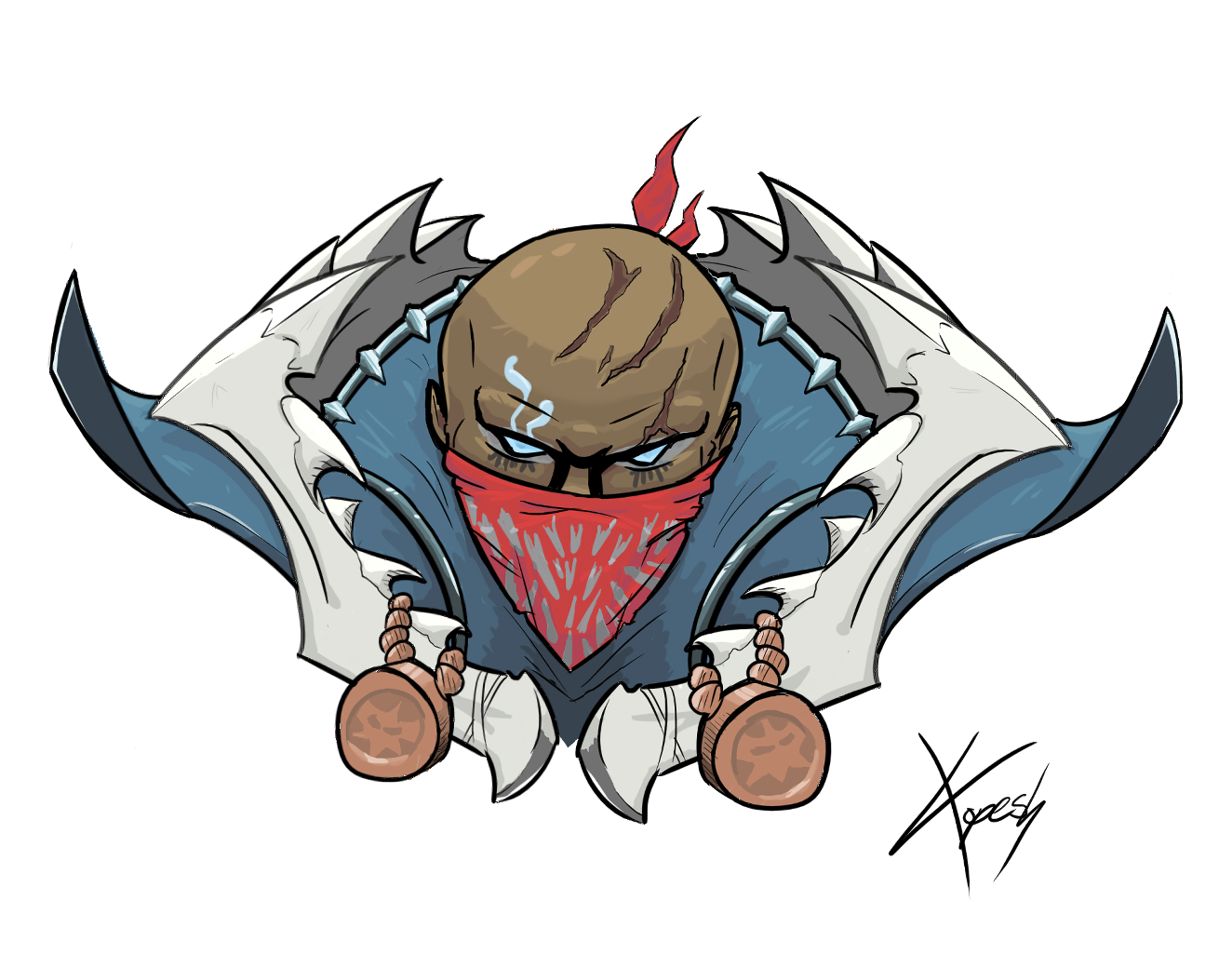 Pyke Fanart - 1324x1025 Wallpaper - teahub.io