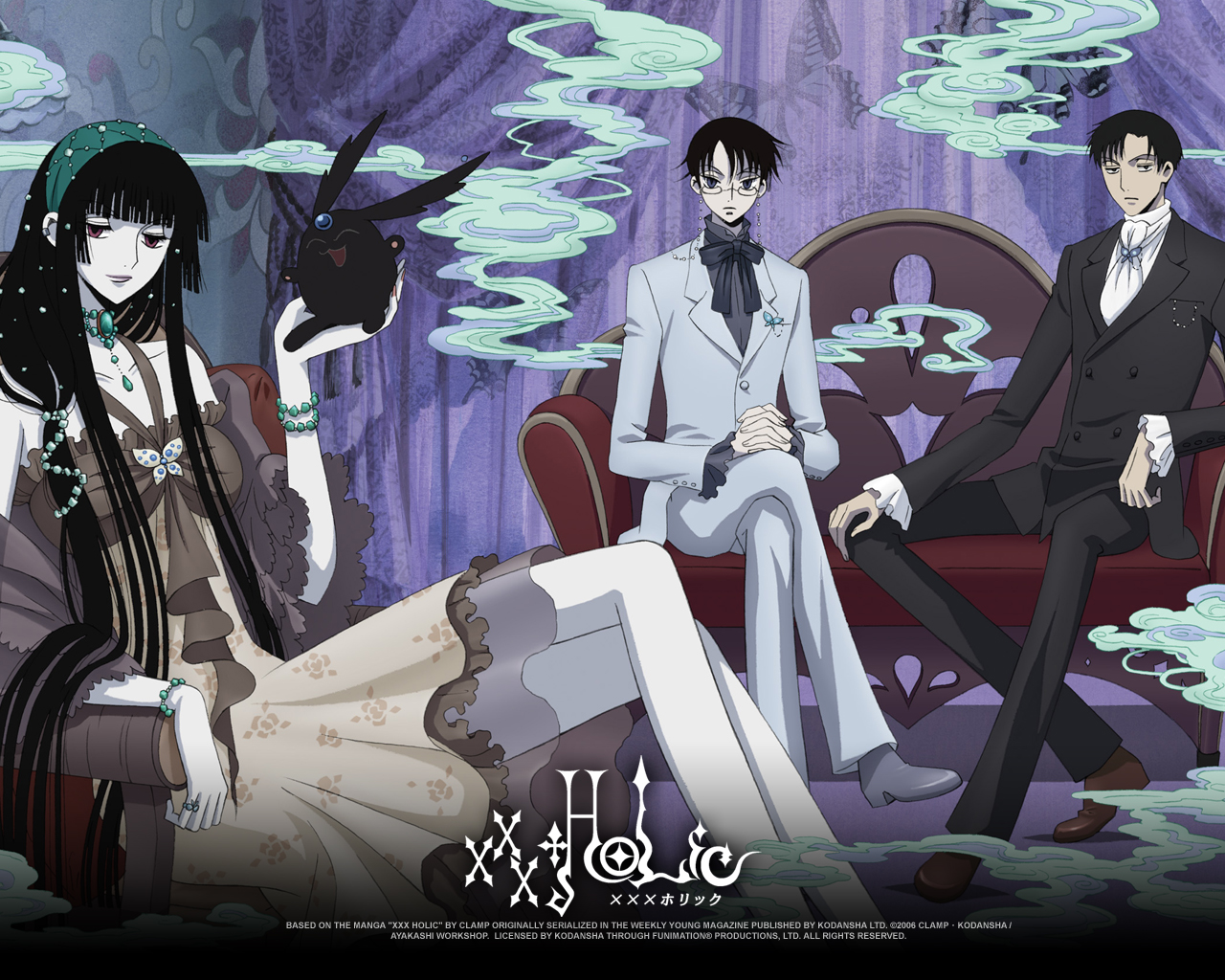 Shizuka Doumeki, Yukio And Watanuki - Clamp Noodle People - 1280x1024 ...