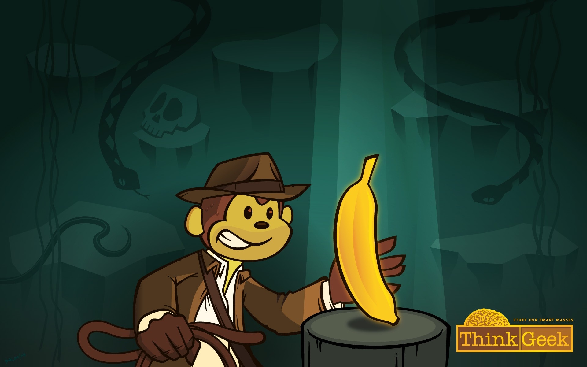 Thinkgeek Monkey - 1920x1200 Wallpaper - teahub.io