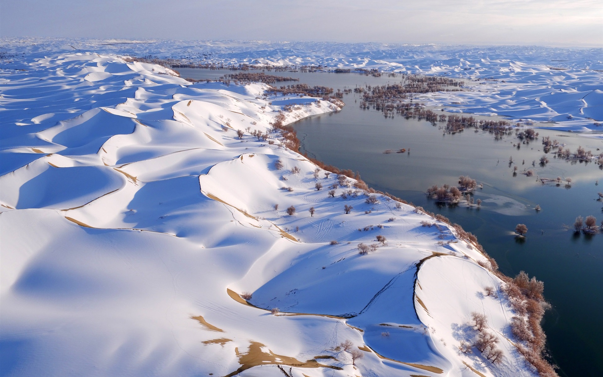 Desert Snow - 1920x1200 Wallpaper - teahub.io