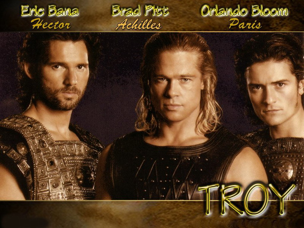 Eric Bana Brad Pitt Troy - 1024x768 Wallpaper - teahub.io