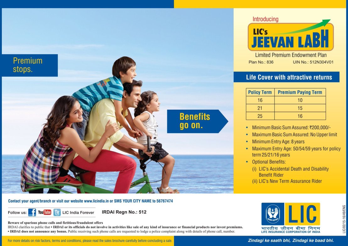 Lic Jeevan Labh Brochure - 1108x785 Wallpaper - teahub.io