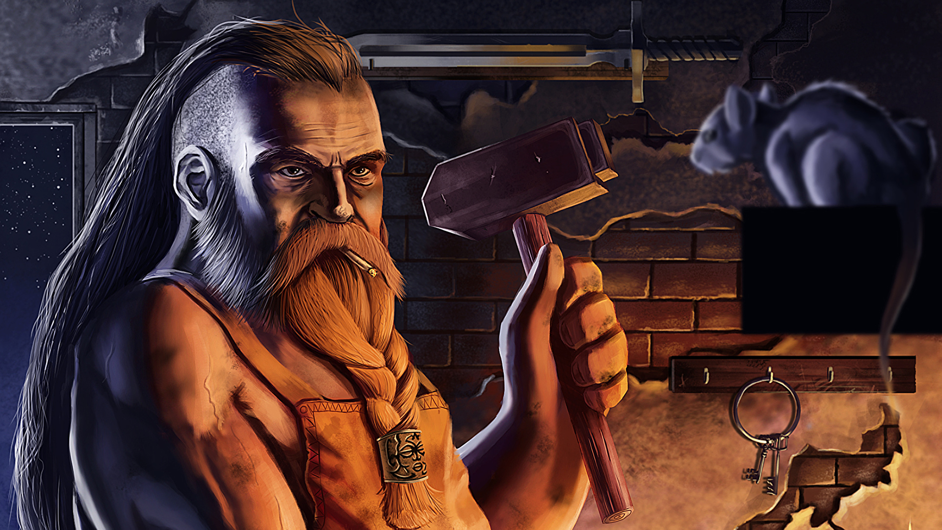 Steampunk Blacksmith Wallpaper