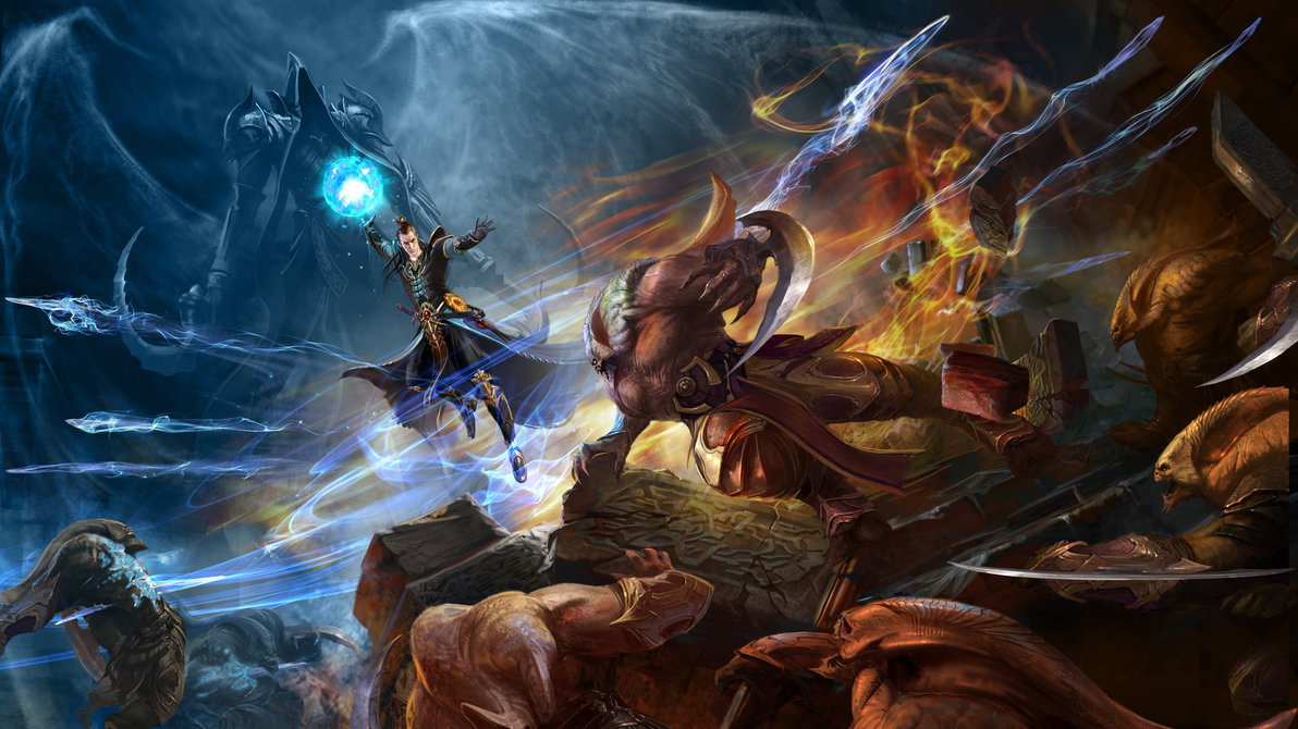 Evil Sorcerer Art - Diablo - 1192x670 Wallpaper - teahub.io