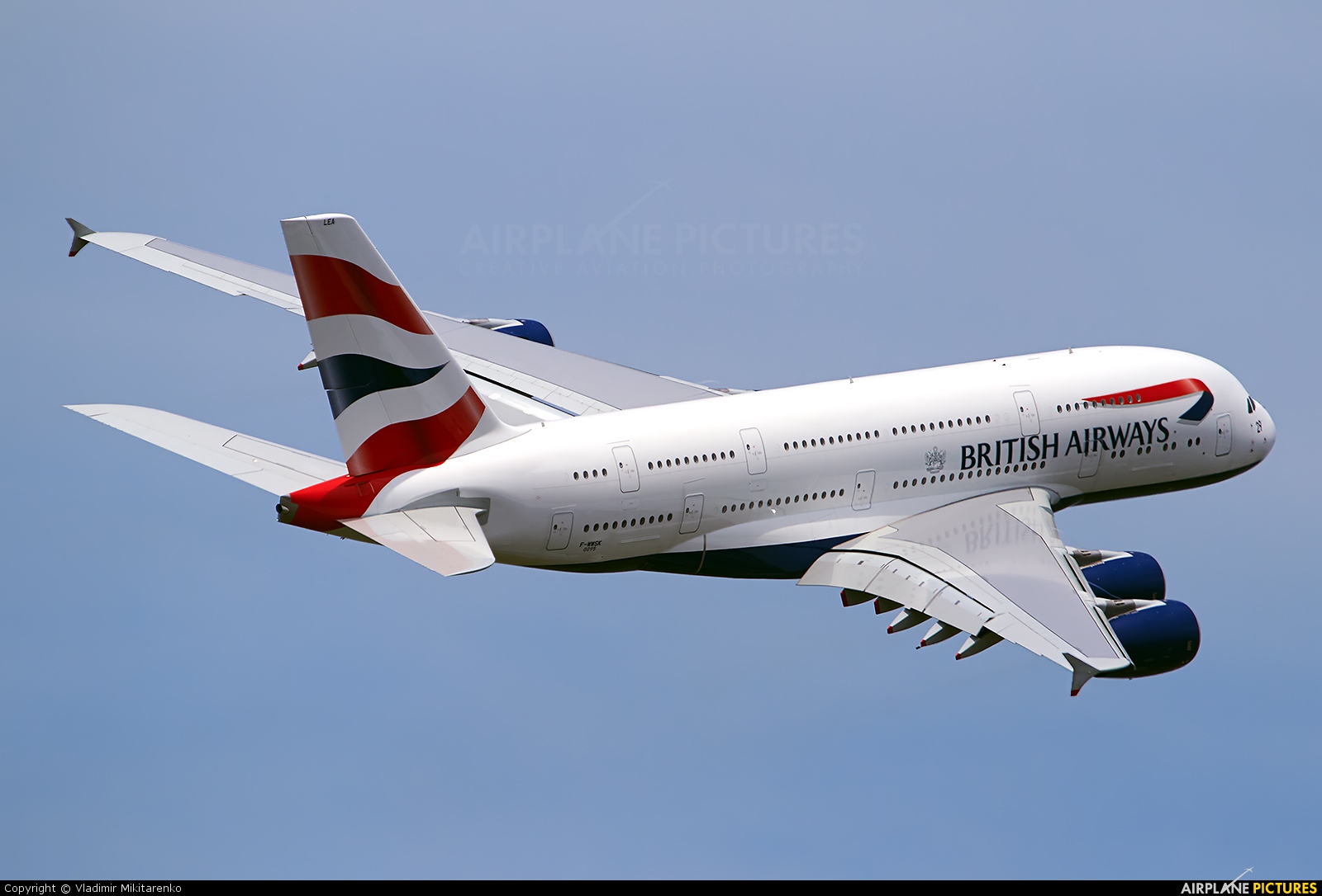 British Airways F-wwsk Aircraft At Paris - British Airways A380 Hd ...