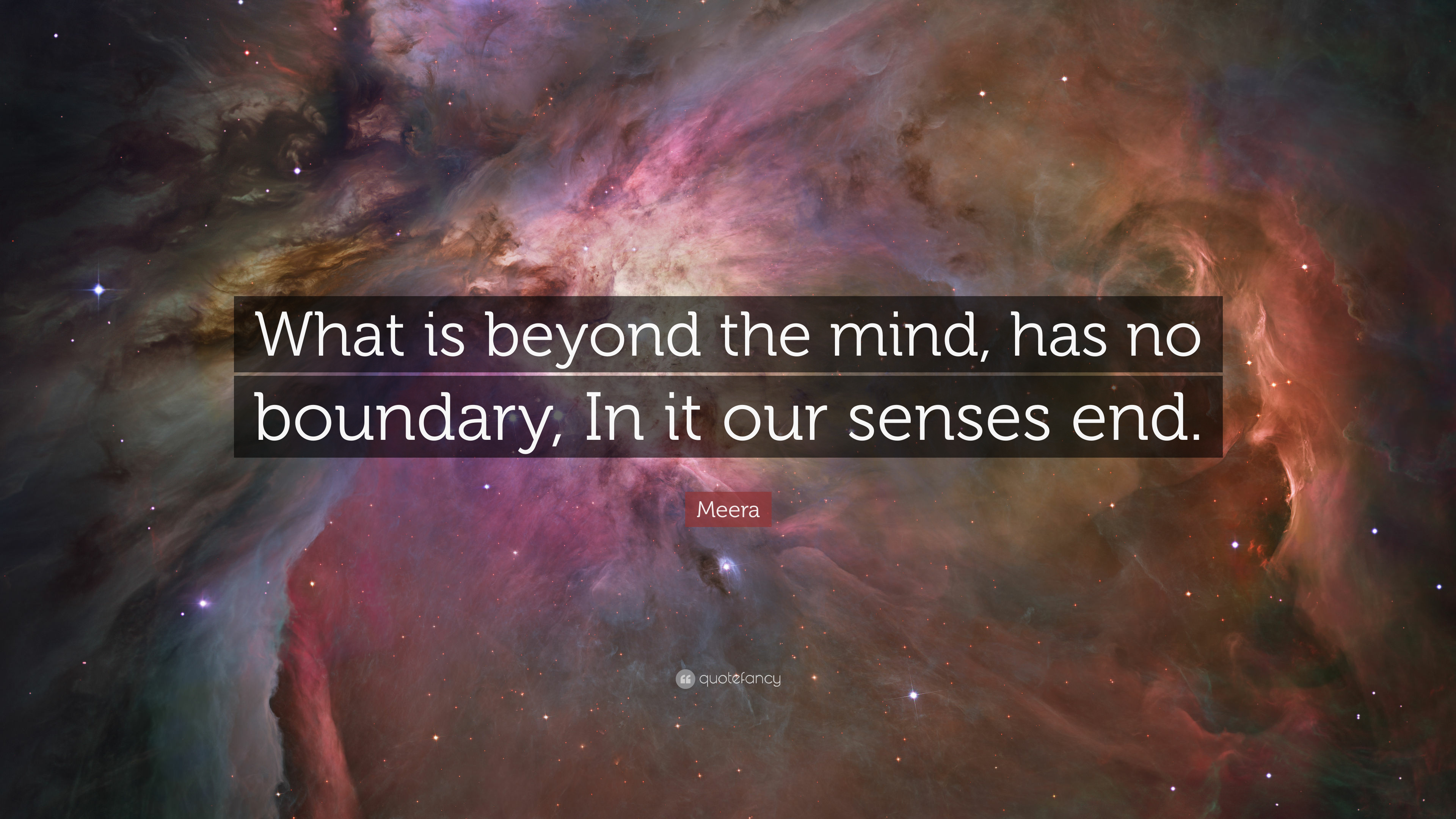 “what Is Beyond The Mind, Has No Boundary, In It Our - Aristotle The ...