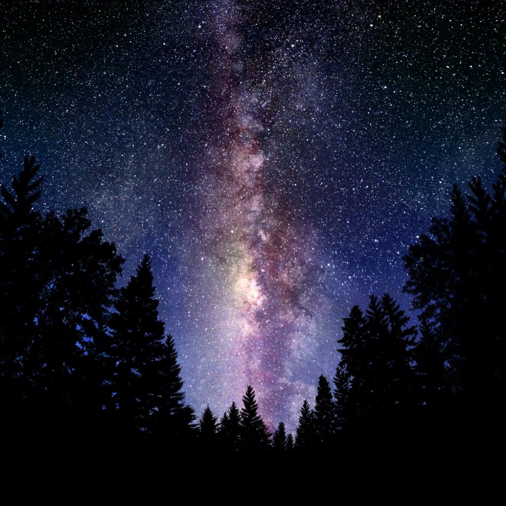 Milky Way - Cover Photo Facebook Night Sky - 1024x1024 Wallpaper ...