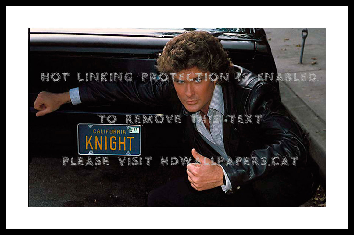 David Hasselhoff Baywatch Knight Rider Kitt - David Hasselhoff Knight ...