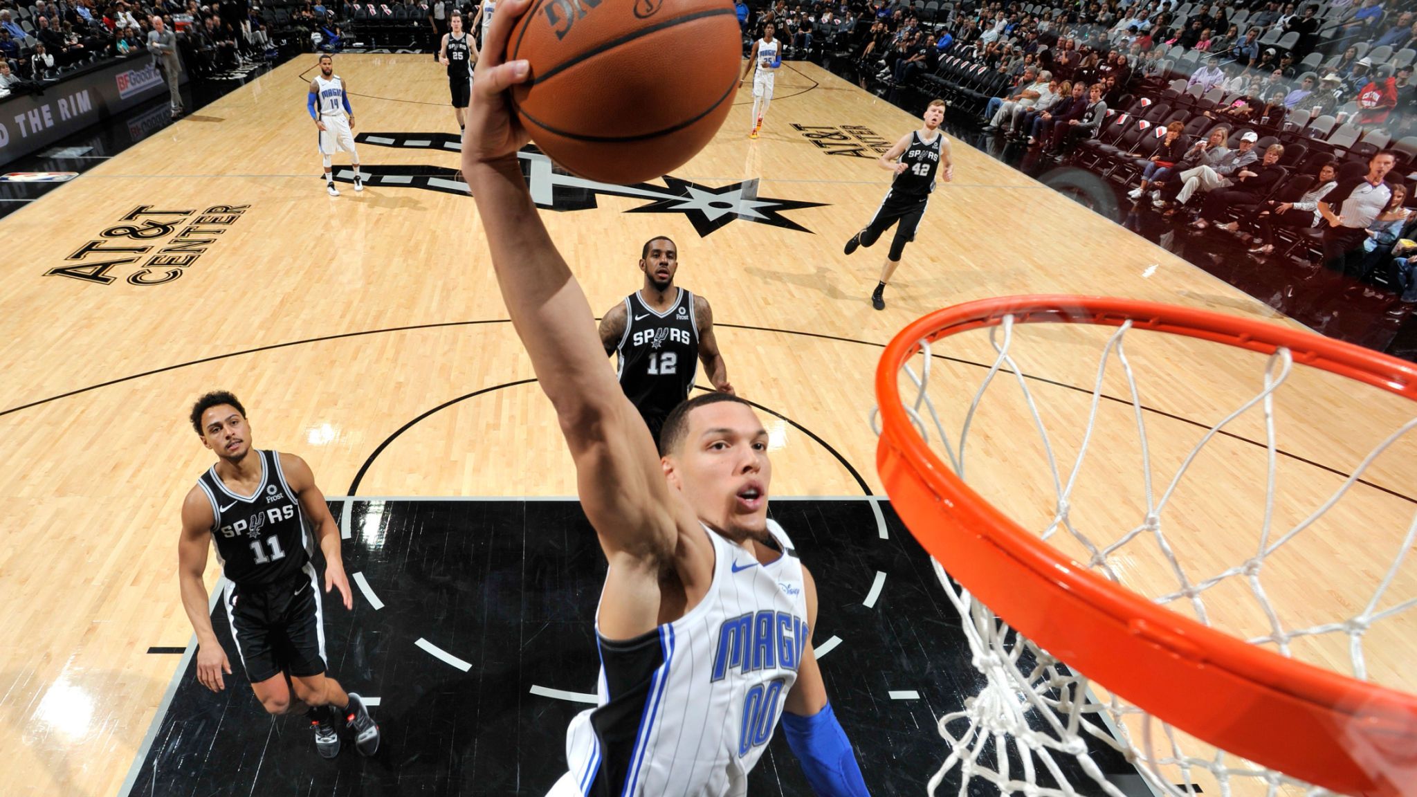 Aaron Gordon Scored 26 Points In The Magic Win - Slam Dunk - 2048x1152 ...