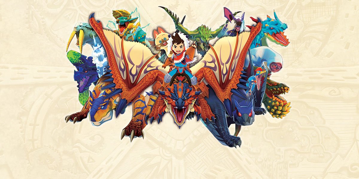Monster Hunter Stories Monsties - 1200x600 Wallpaper - teahub.io